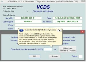 VCDS : Liste codes Accès Sécurisé - VAG Coding