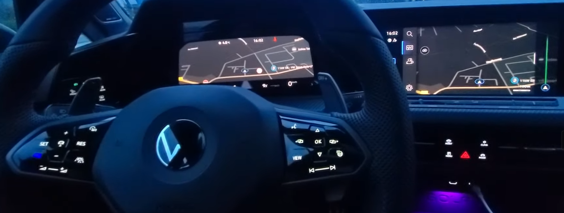 Golf 8 (5H) - Carte de navigation sur le Virtual Cockpit et le MIB3 ...