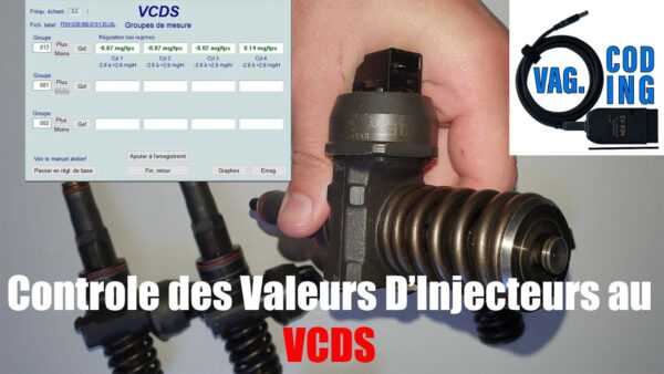 VCDS : Contrôle des valeurs des injecteurs - VAG Coding